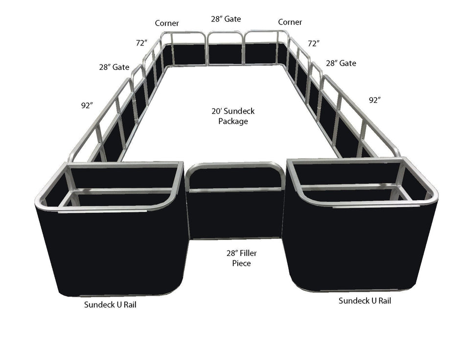 All Complete Pontoon Railing Packages